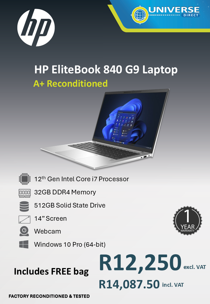 Business Laptops South Africa | Reliable Performance with 1-Year Warranty